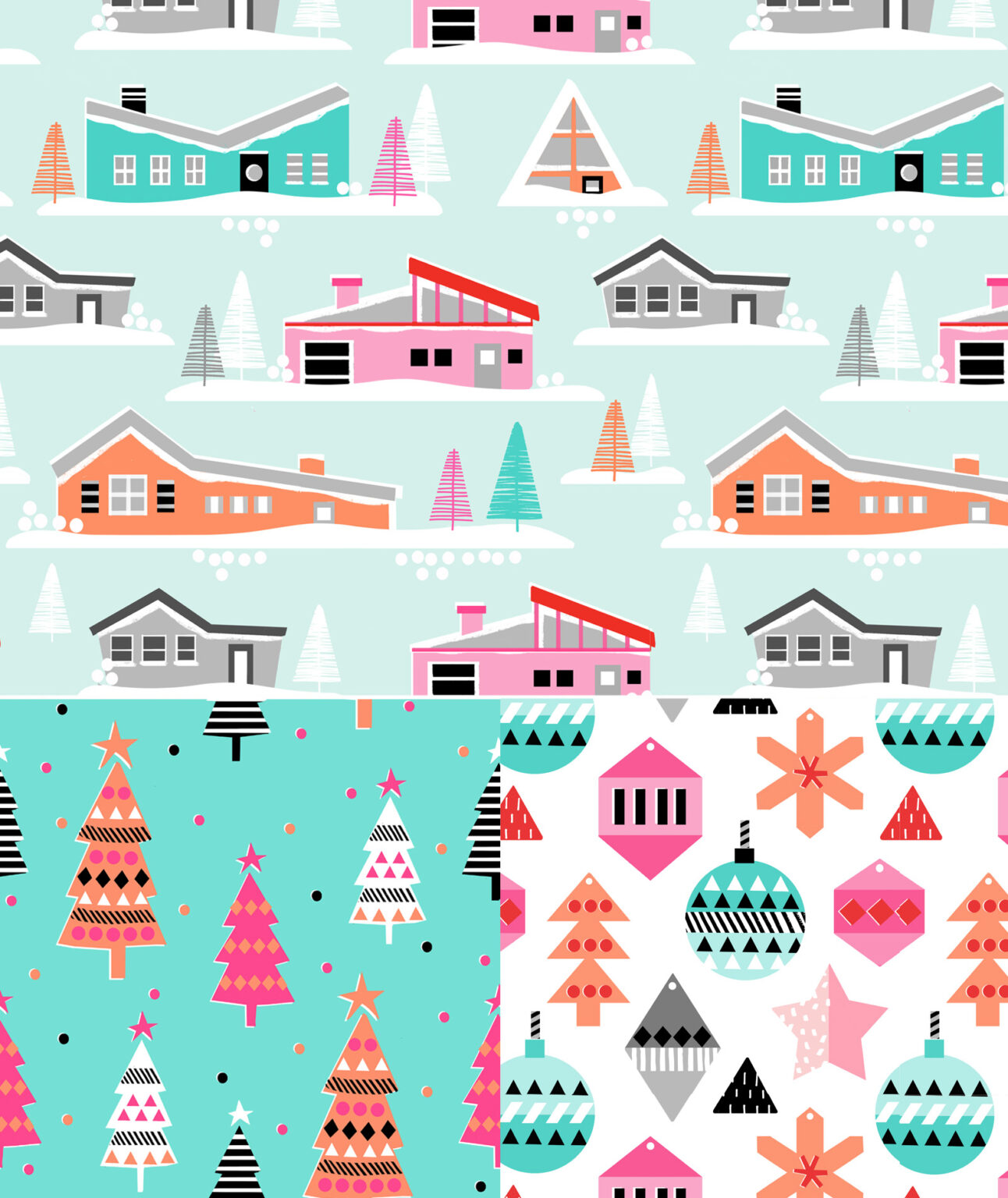 christmas magic - wendy kendall designs - freelance surface pattern ...