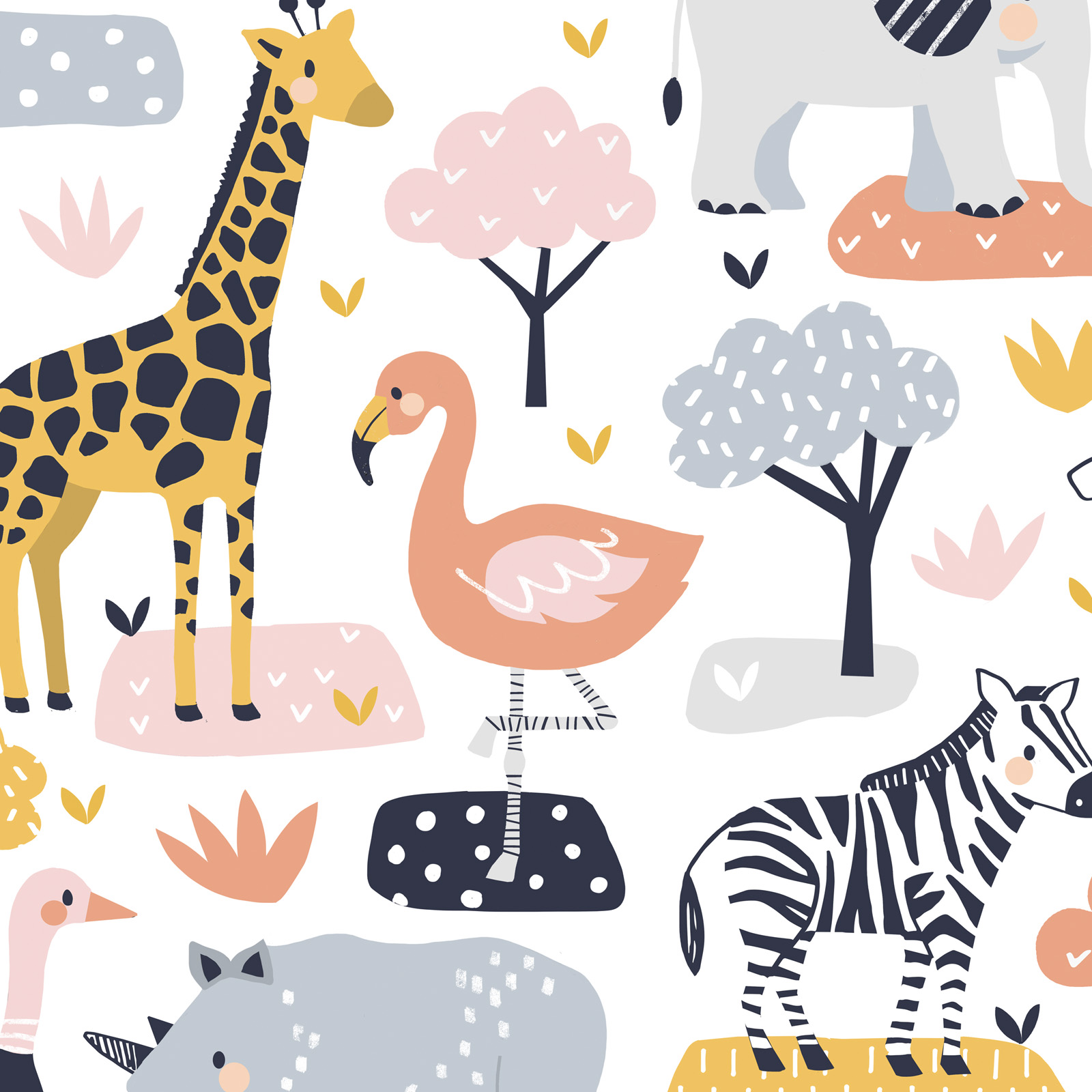 wilderness - wendy kendall designs - freelance surface pattern designer