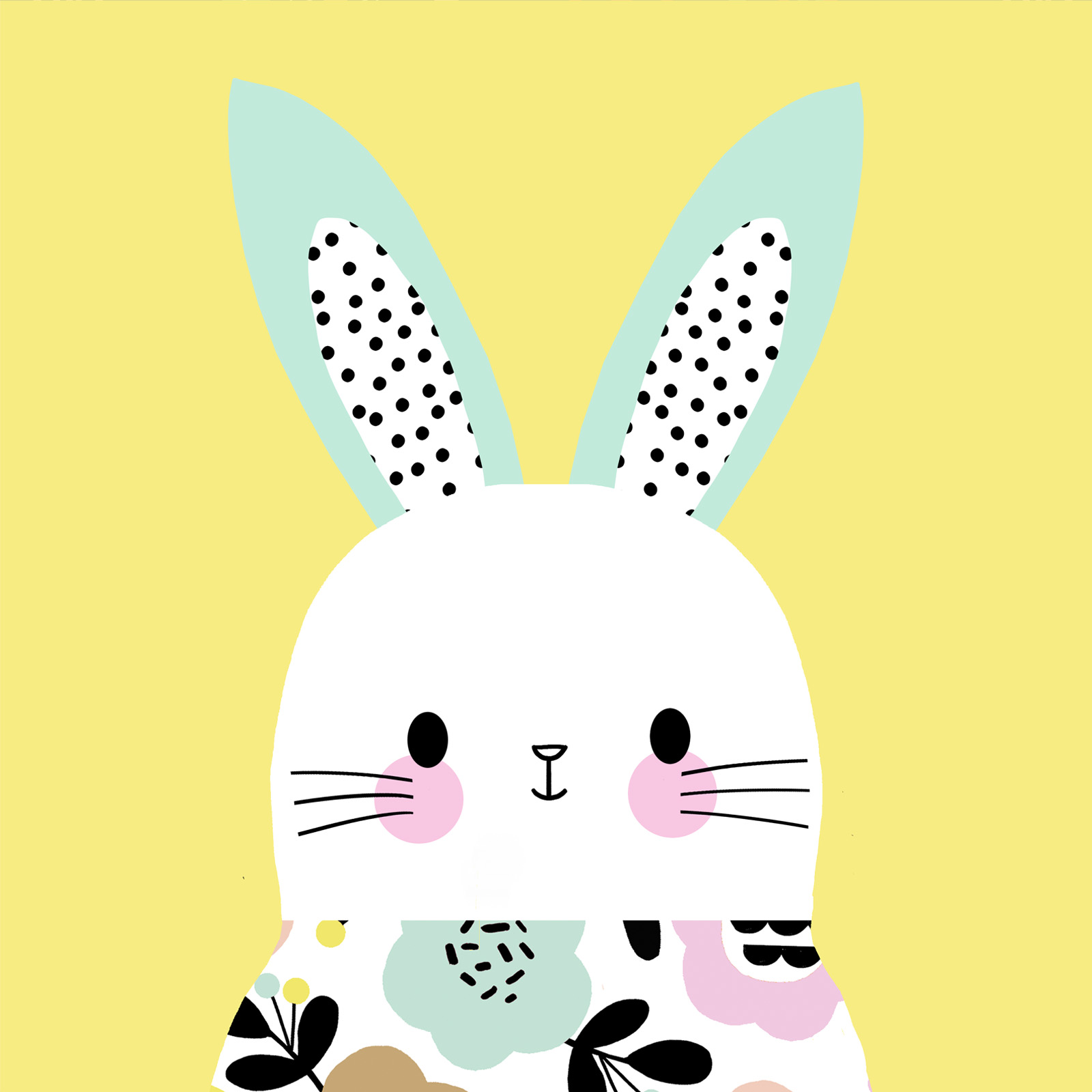 easter bunny - wendy kendall designs - freelance surface pattern designer